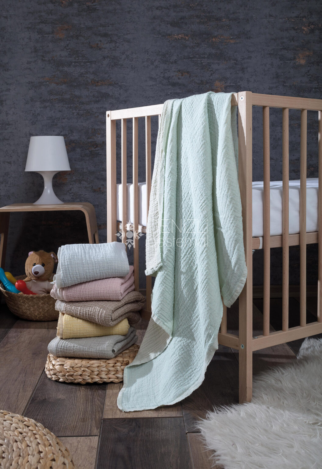 Crinkle Baby Throw - Denizli Pestemal